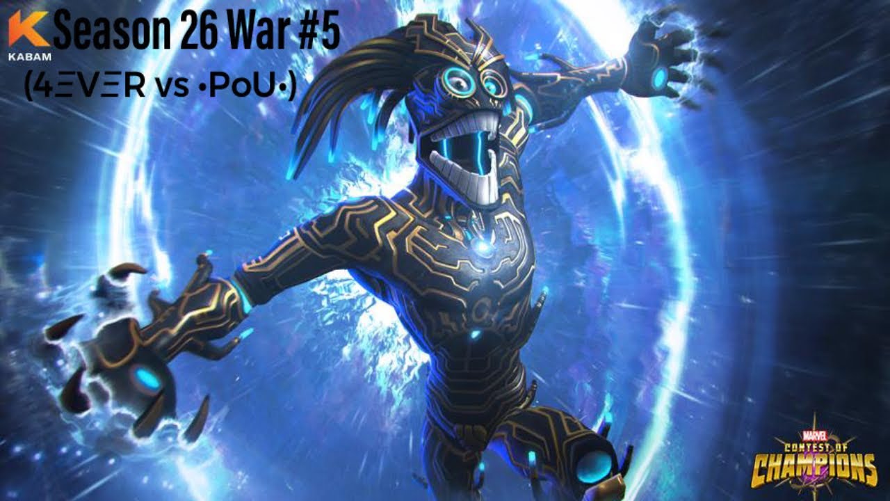 MCOC AW Season 26 War #5 Path 1 (4ΞVΞR vs •PoU• ) - YouTube