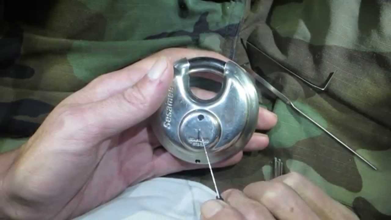 Sesamee CCL 100 Series Padlock - Lock Picking - YouTube