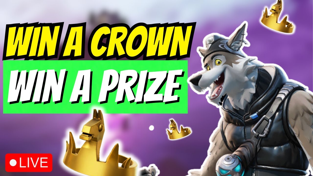 🏆 Every Crown Win - CHAT WINS A PRIZE🏆 - fortnite live - YouTube