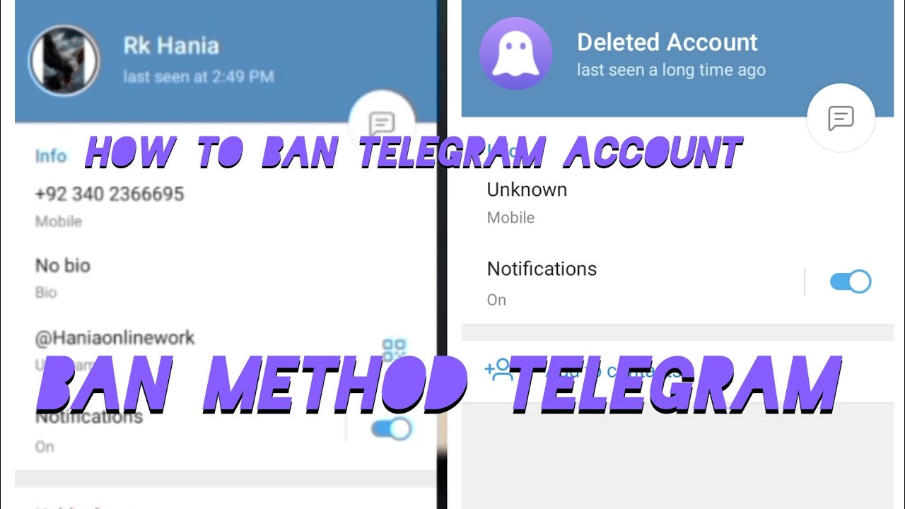 How to ban telegram account | scammers/fraud telegram account report by ...
