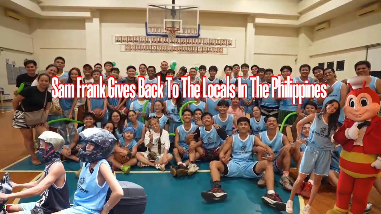 Sam Frank Gives Back To The Locals In The Philippines 🇵🇭 - YouTube