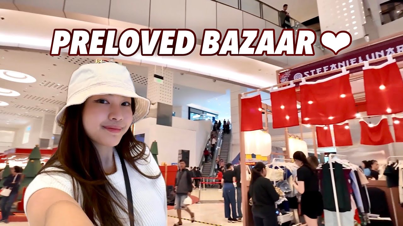 VLOG PRELOVED BAZAAR // ISINYA MAKAN DAN MAKAN - YouTube
