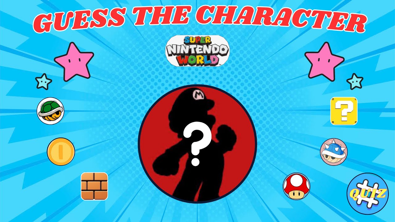 Guess The Super Mario Characters - YouTube