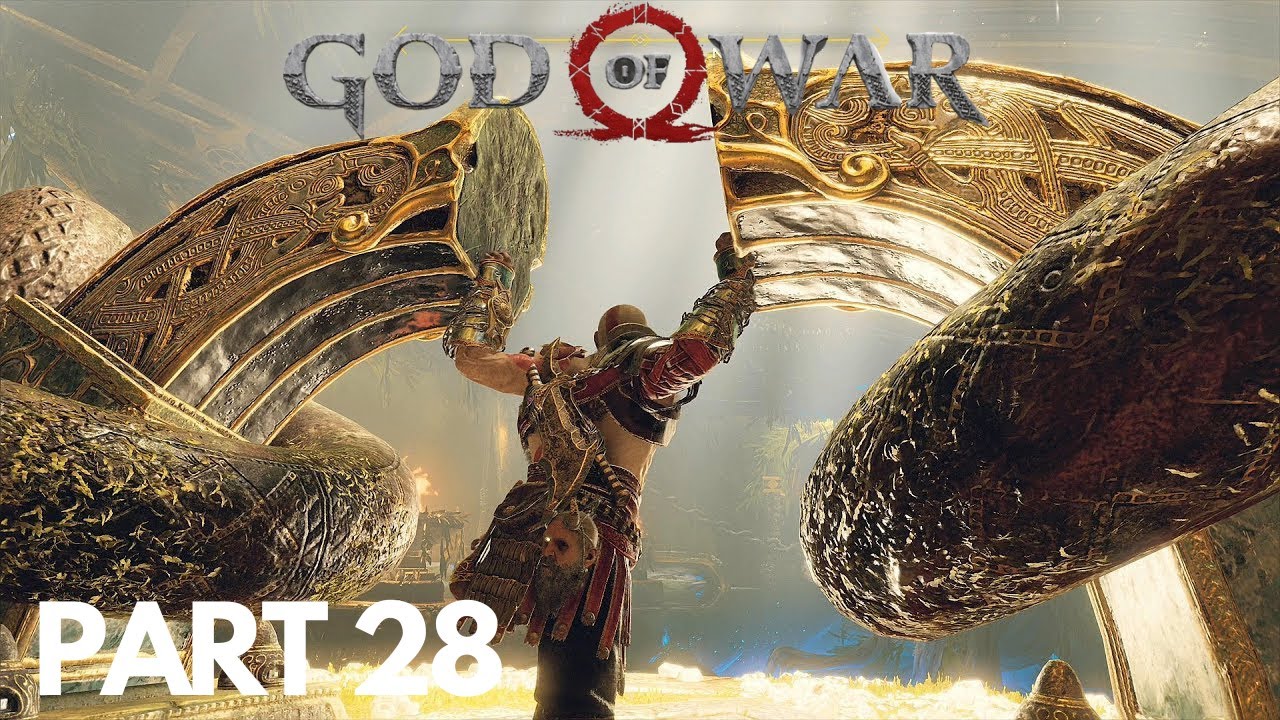Flipping over the Portal Room | God Of War | Playthrough Pt 28 - YouTube