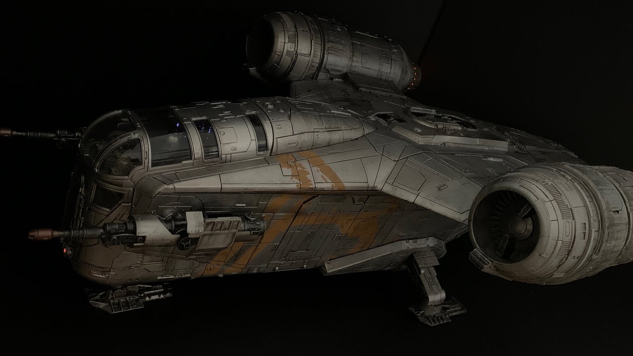 Customized HasLab Razor Crest From The Mandalorian - YouTube