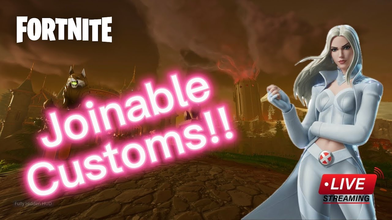 Joinable Customs w/ BadMom l Fortnite Live - YouTube