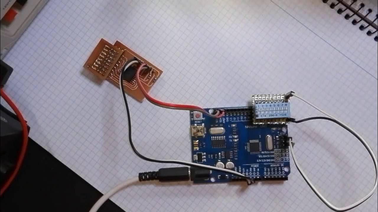FLOWCODE I2C - I/O expander - Arduino uno TRANSMITIR BYTES - YouTube