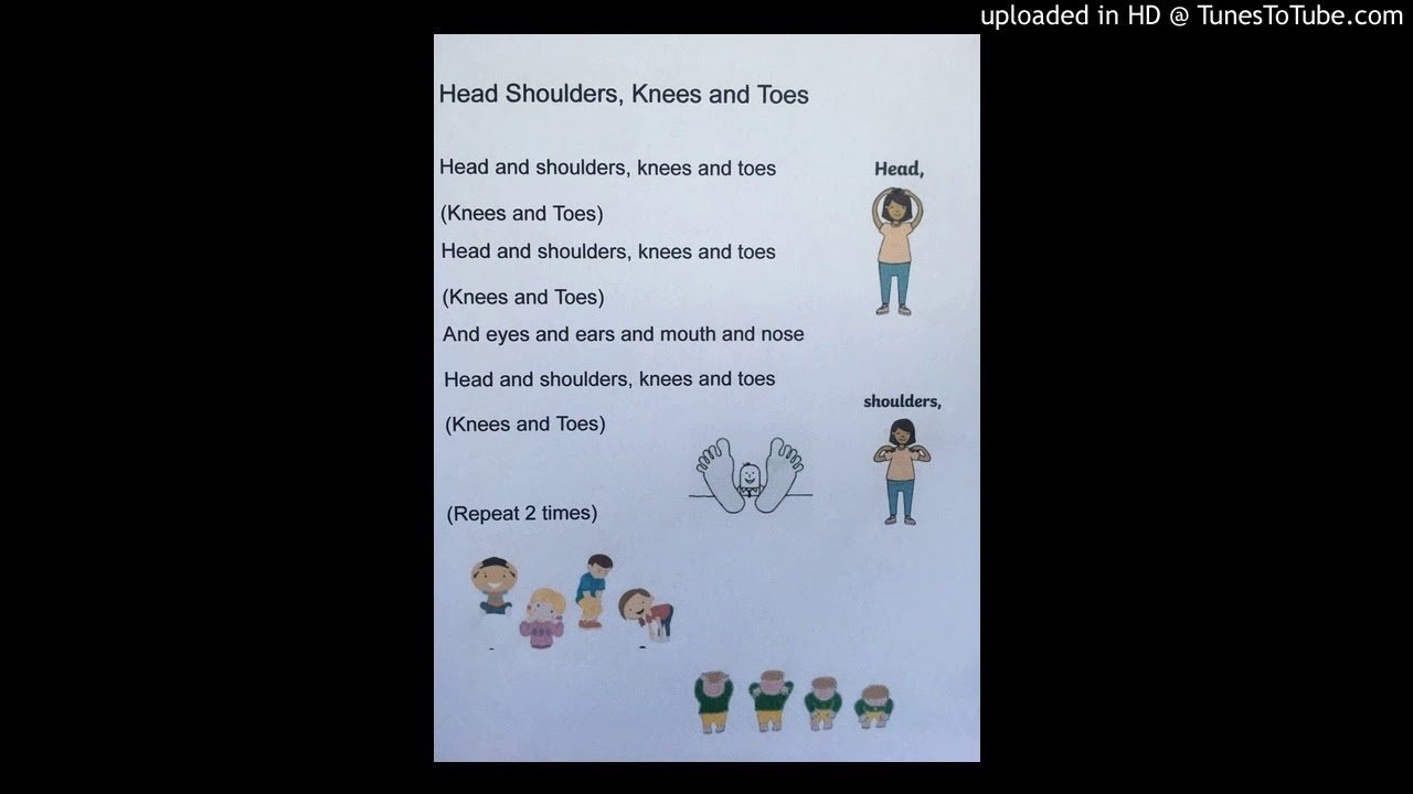 Head Shoulders Knees and Toes English Song Children Song Baby Song Kids ...