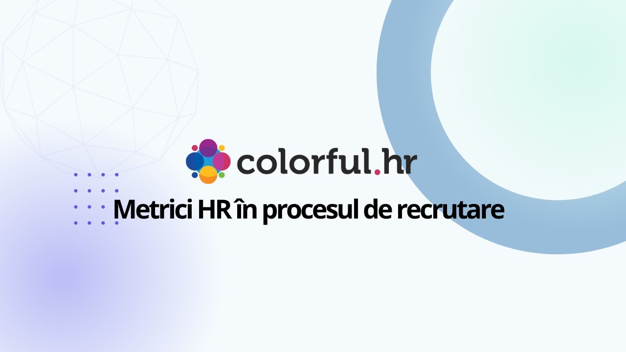 Metrici de recrutare în HR sau cum să măsori succesul - YouTube
