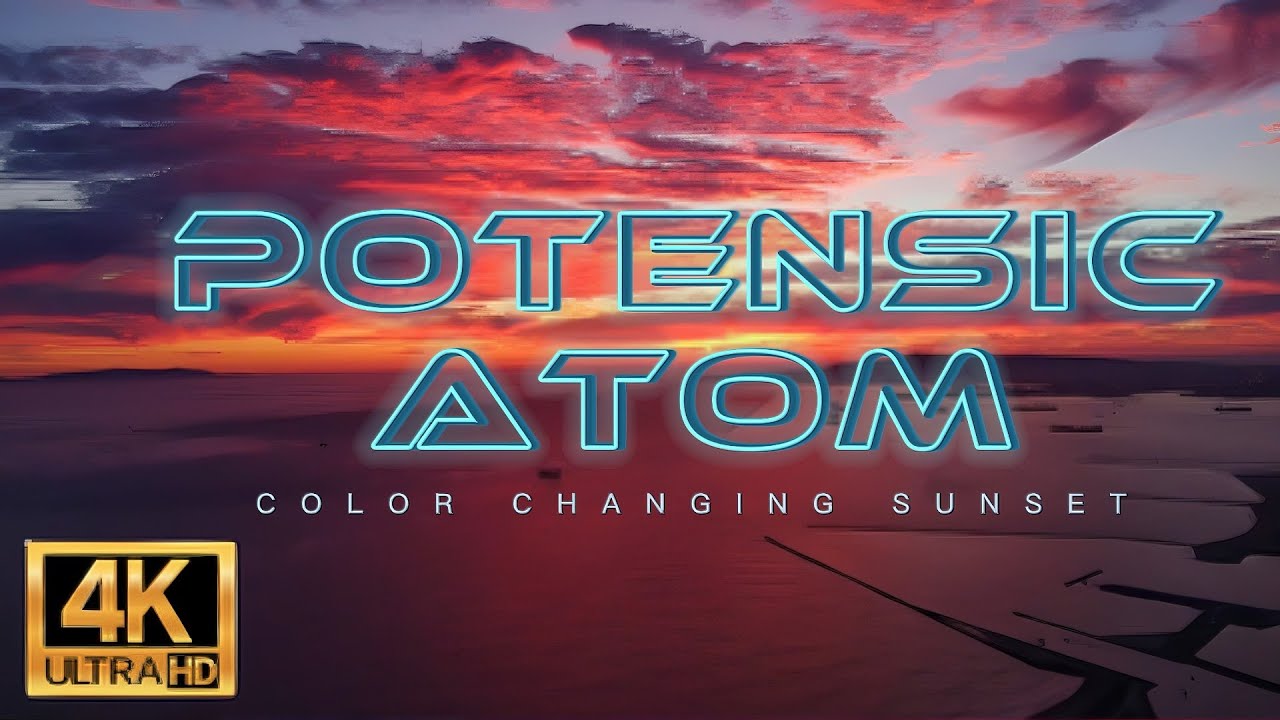 4K HD - Escape into a Technicolor Sunset | Epic Potensic Atom Flight - YouTube