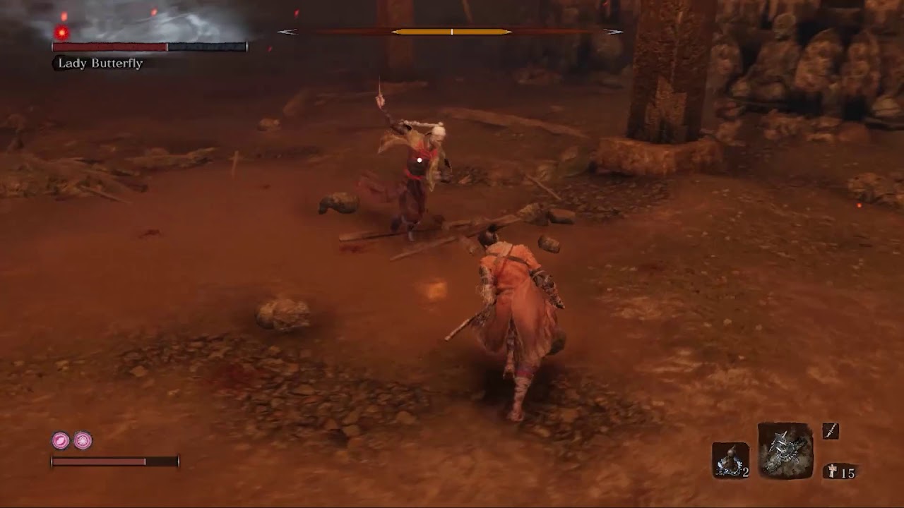 Sekiro Lady Butterfly boss fight - YouTube
