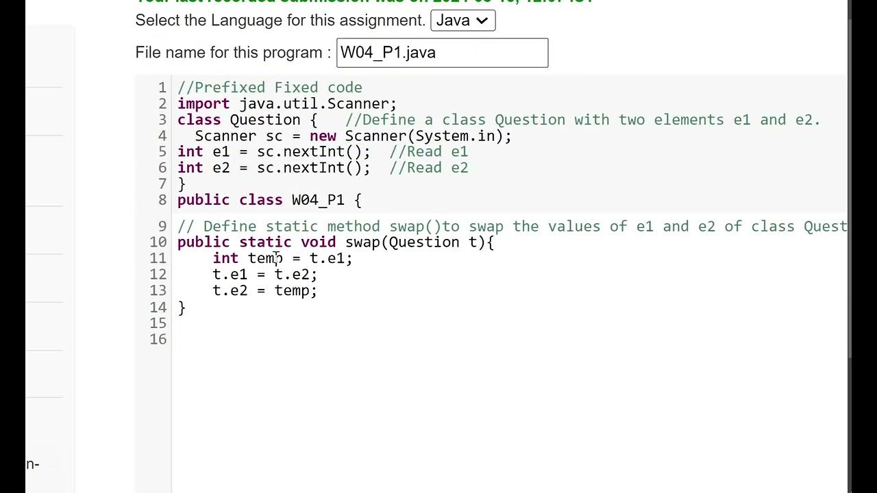 NPTEL Week 04 | Programming Assignment 1 | Programming in Java - YouTube