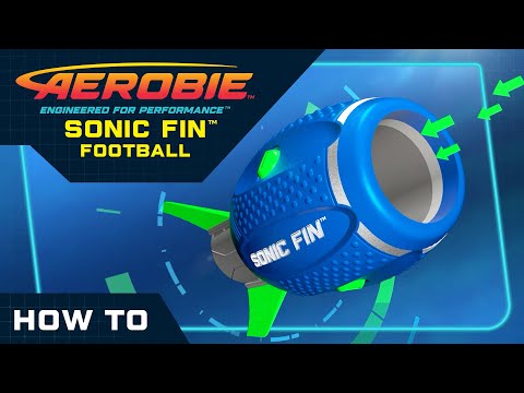 Tips and tricks on how to throw the Aerobie Sonic Fin Football! - YouTube