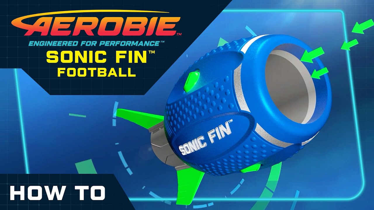 Tips and tricks on how to throw the Aerobie Sonic Fin Football! - YouTube