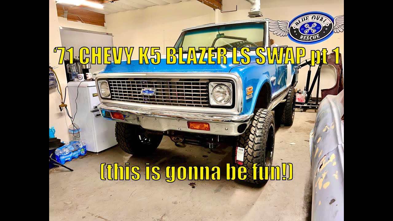 1st Gen K5 Blazer 6.0 LS Swap! Is this fun??? - YouTube