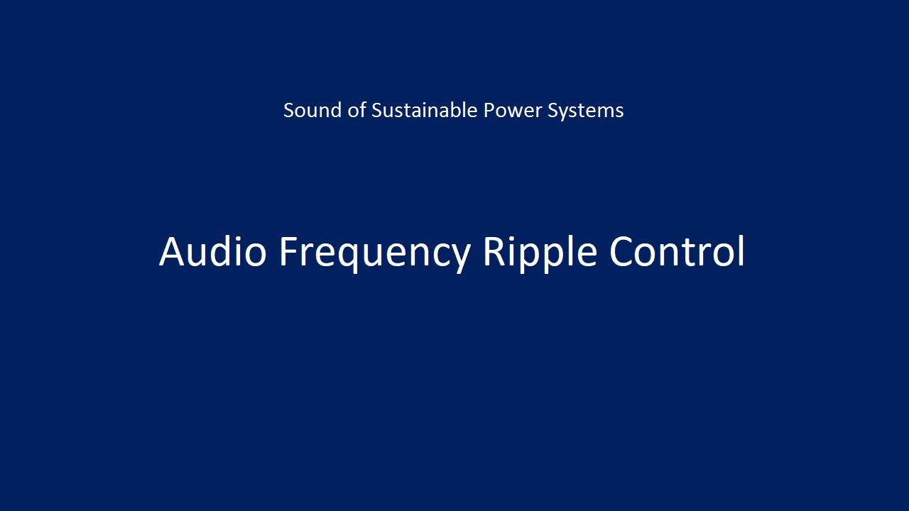 Audio Frequency Ripple Control - YouTube