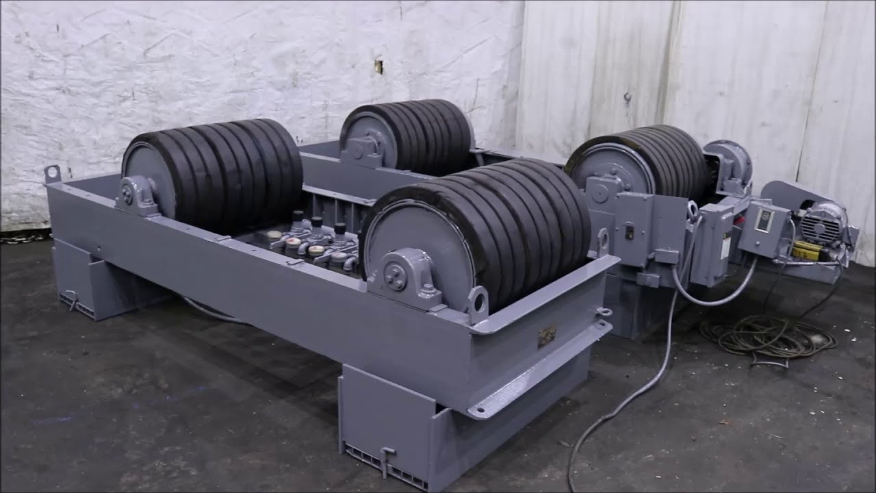 120 TON PANDJIRIS TANK TURNING ROLLS: STOCK #73312 - YouTube