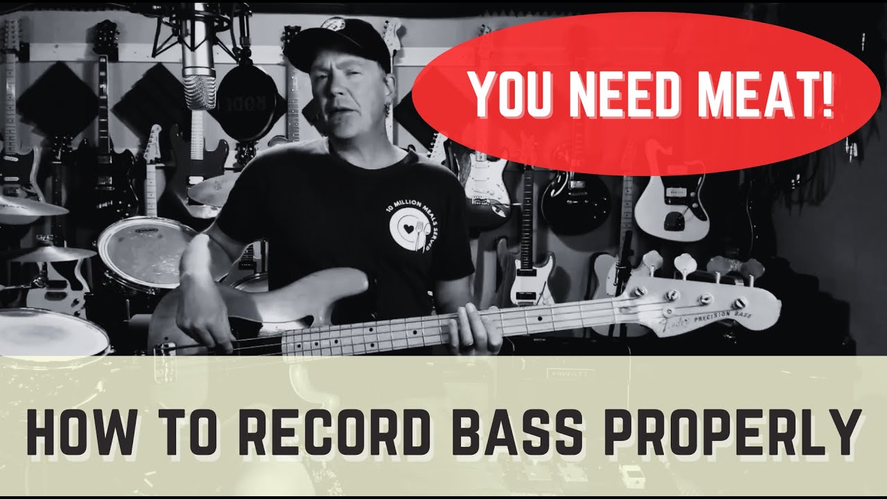 Tips On Recording Bass Guitar! - YouTube