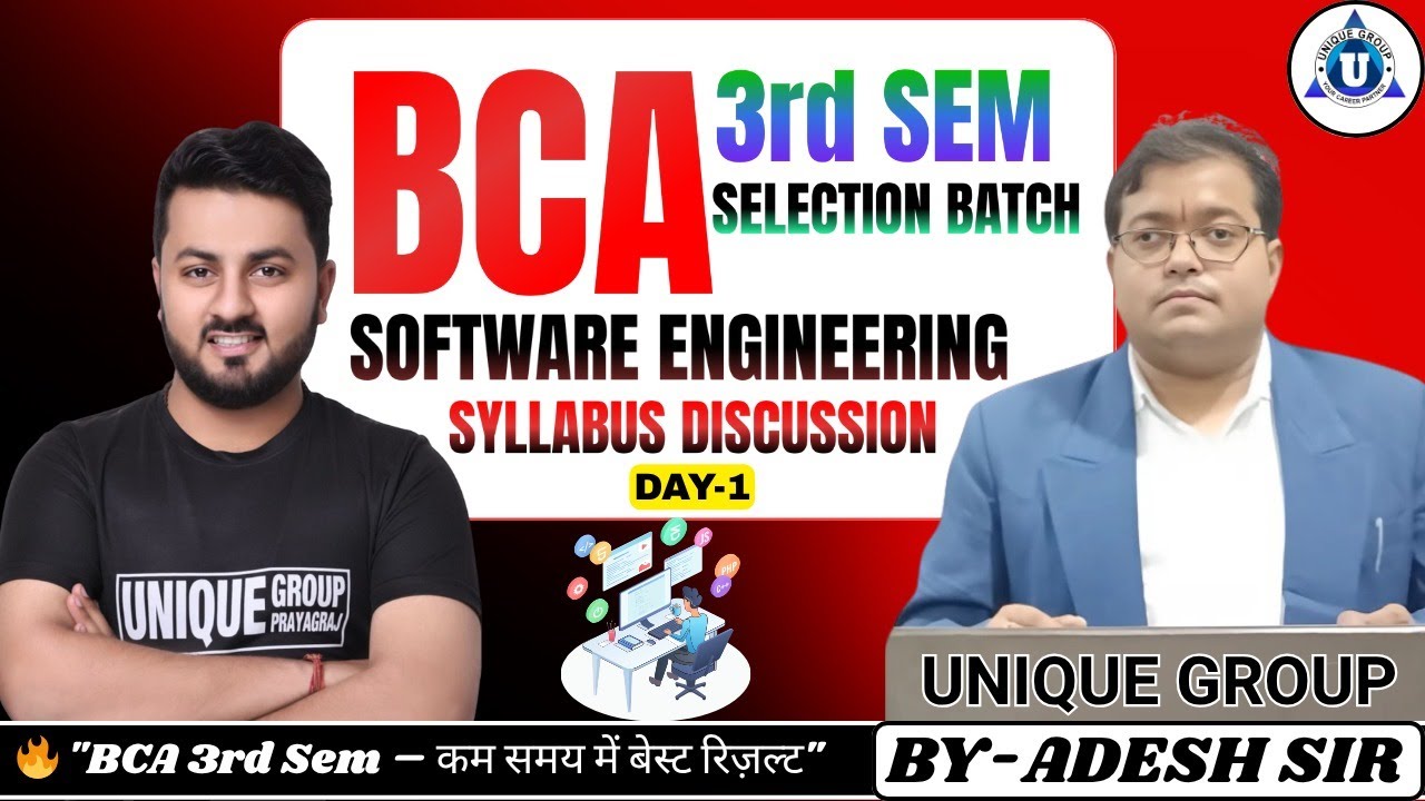 BCA 3rd Semester | Software Engineering Syllabus Explained | Full ...