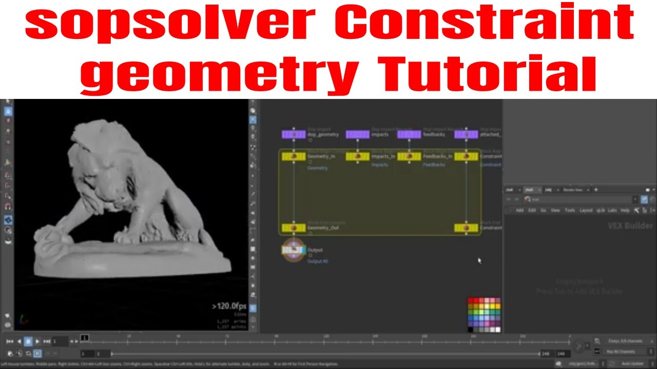 dynamic sop Solver Constraint Geometry setup Tutorial - YouTube