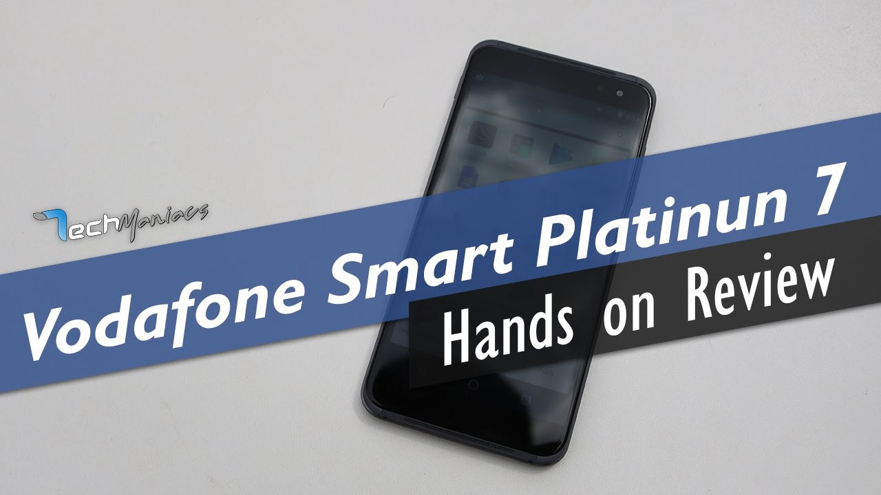 Vodafone Smart Platinum 7 Hands on Review [Greek] - YouTube
