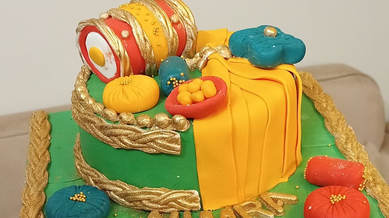 #howtomake DHOL CAKE UNIQUE DESIGN | CAKE DECORATING TUTORIAL #shortsvideo #viral #youtubers ...