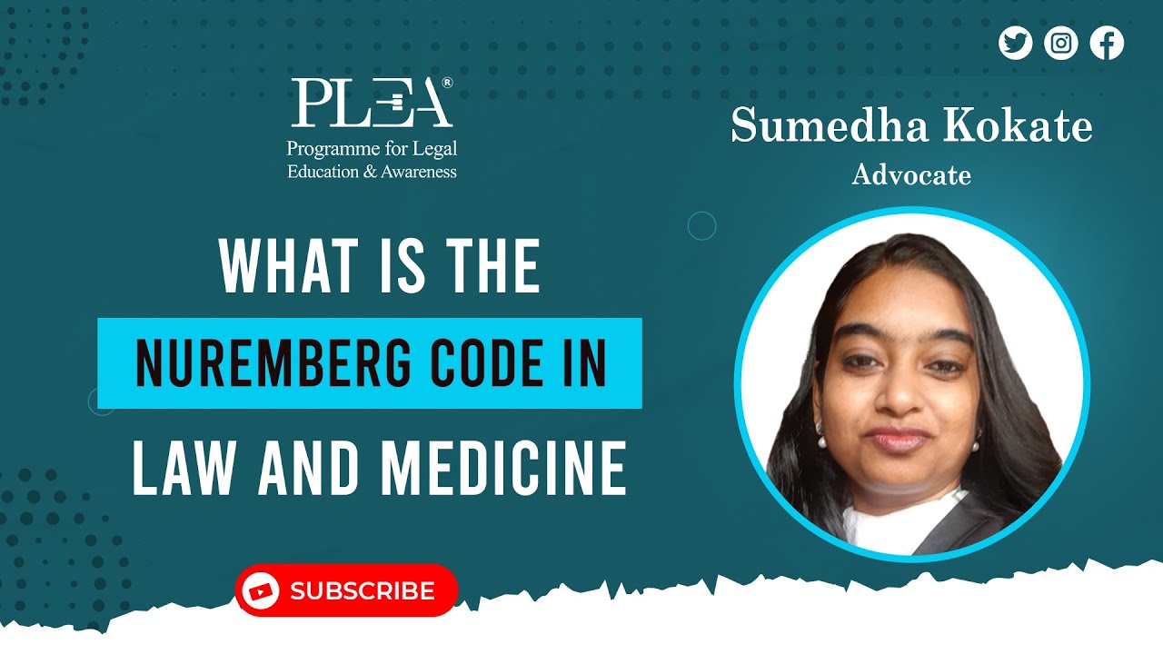 What is the Nuremberg Code in Law and Medicine - YouTube