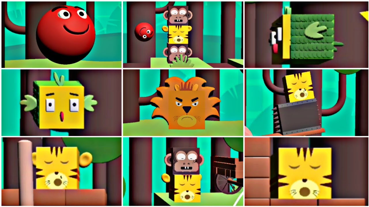Mr. Red Bounce Ball 3D - Red Ball Gameplay - All Levels - Fight All ...