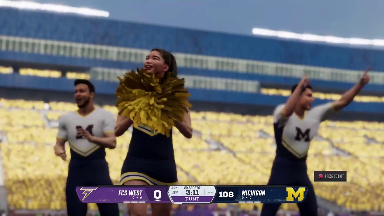 FDC Universe WK1 - FCS West vs Michigan - YouTube