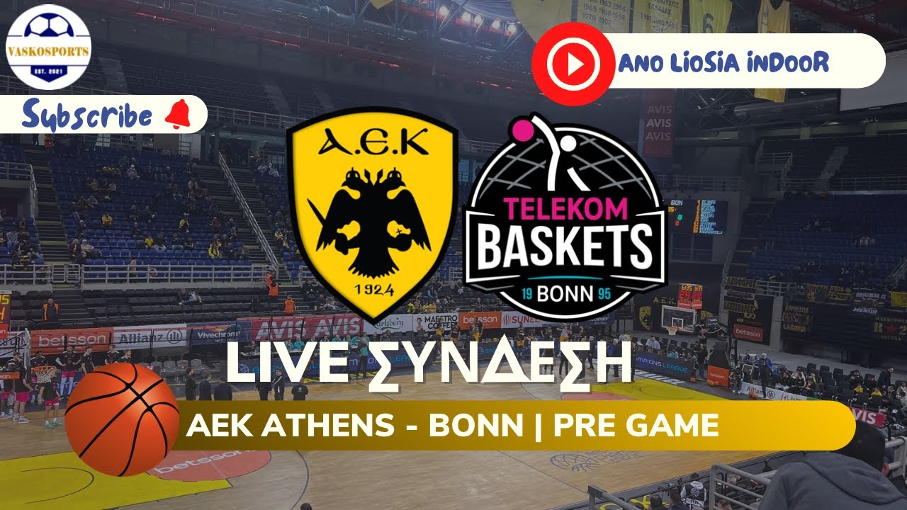 ΑΕΚ - ΒΟΝΝΗ | ΤΟ PRE GAME & ΤΑ ΣΕΝΑΡΙΑ ΠΡΟΚΡΙΣΗΣ ΜΕΣΑ ΑΠΟ ΤΗ SUNEL ...