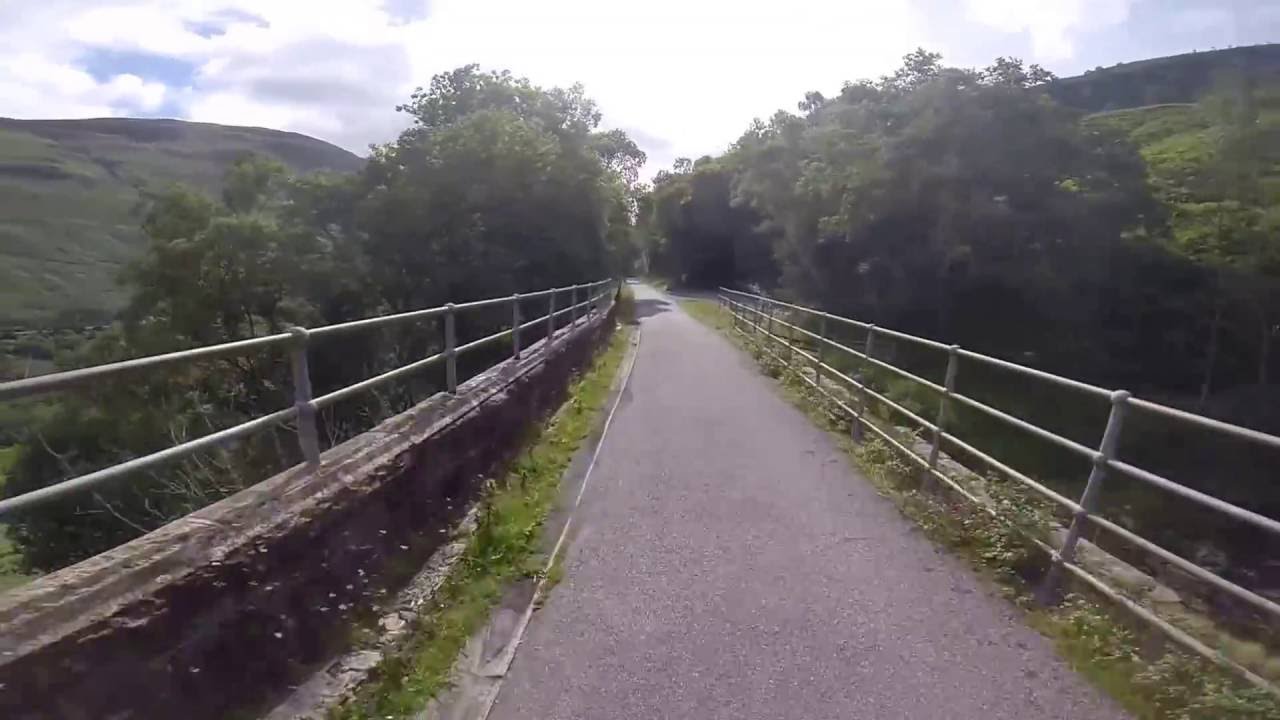 Mountain Biking In Glen Ogle - Following the line of the old Callander ...