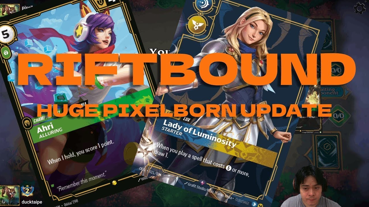 Rifbound - NEW Ahri cards on Pixelborn! - YouTube