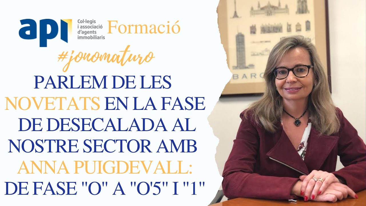 API FORMACIÓ: PARLEM AMB ANNA PUIGDEVALL DE LA POSSIBILITAT DE FER VISITES EN L'ACTUAL ...