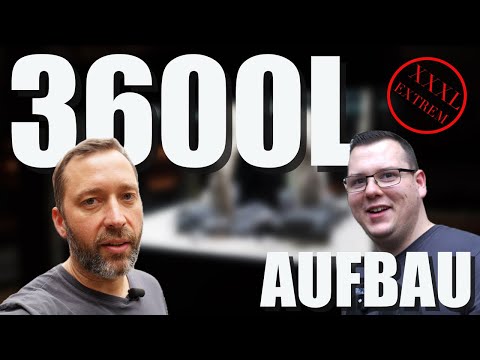 XXXL Süßwasseraquarium Montage - 200x200x90cm in der Claudius Therme in Köln!!!