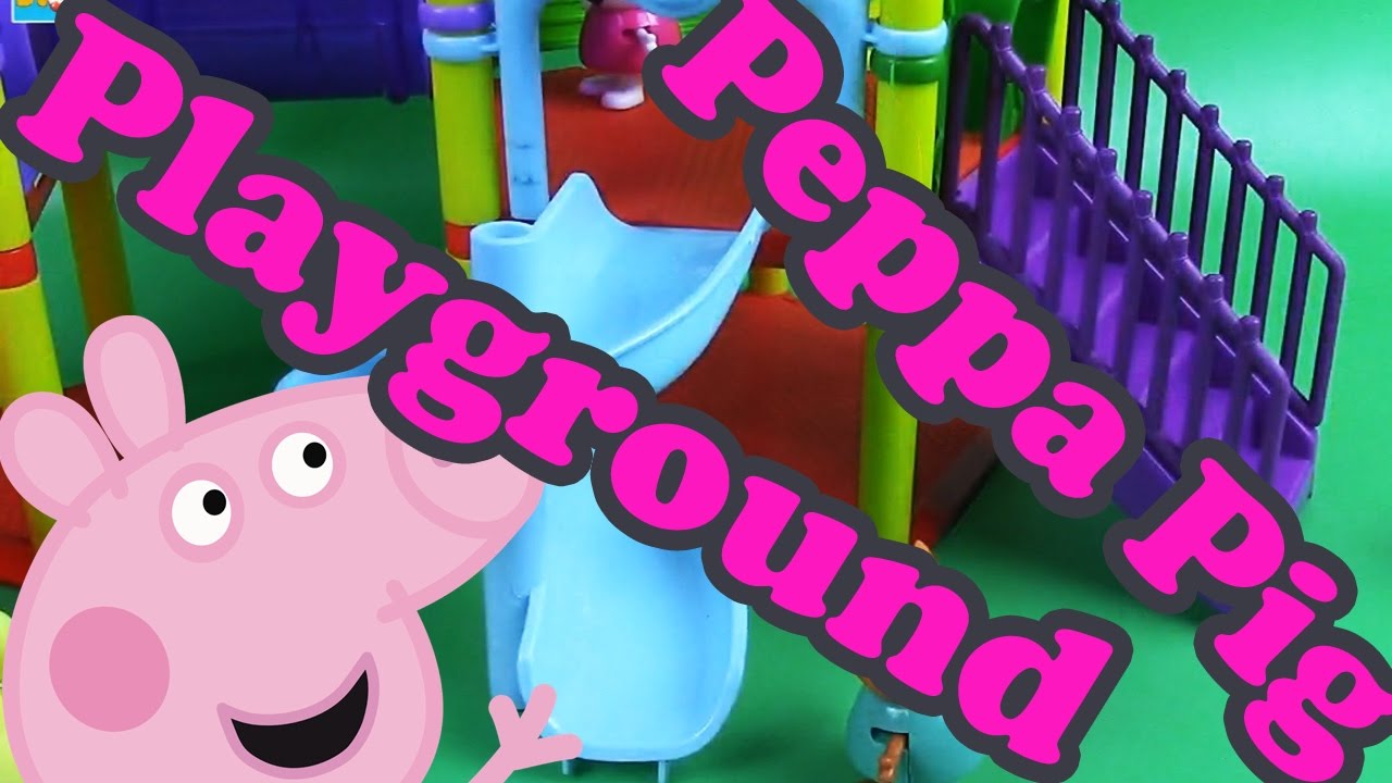 Peppa Pig Playground Children's Slide Toy for Baby - YouTube
