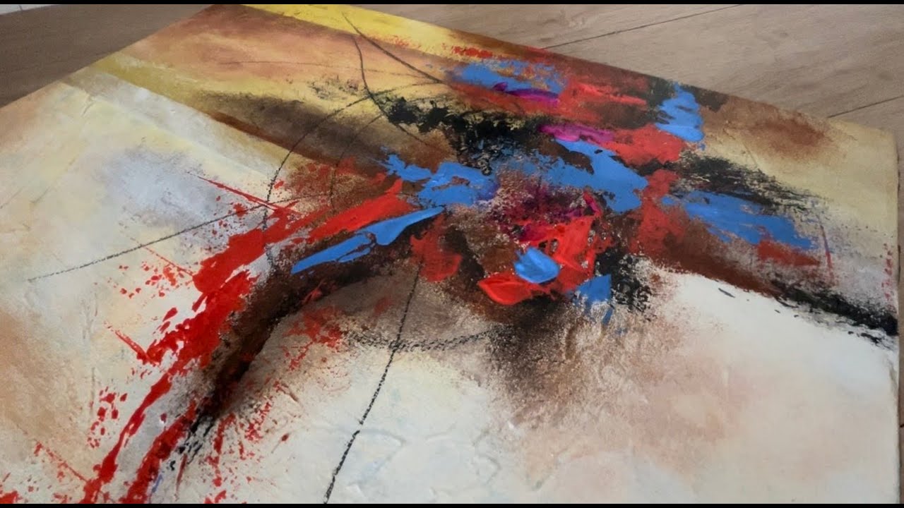 Sectional Abstract Painting with Amazing Details. Discover a NEW ...