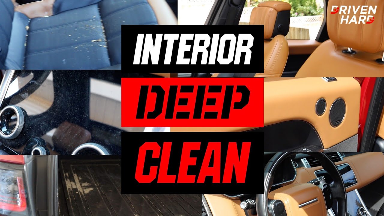How To Deep Clean A Range Rover Sport | FULL INTERIOR DETAIL - YouTube