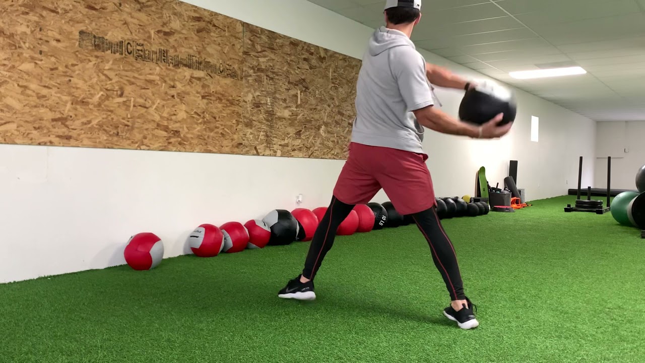 Split Stance Windmill MB Slam with Front Side Brace - YouTube