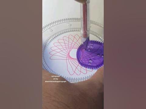 신기한 모양 그리기 스피로그래프 Easy spirograph art - YouTube