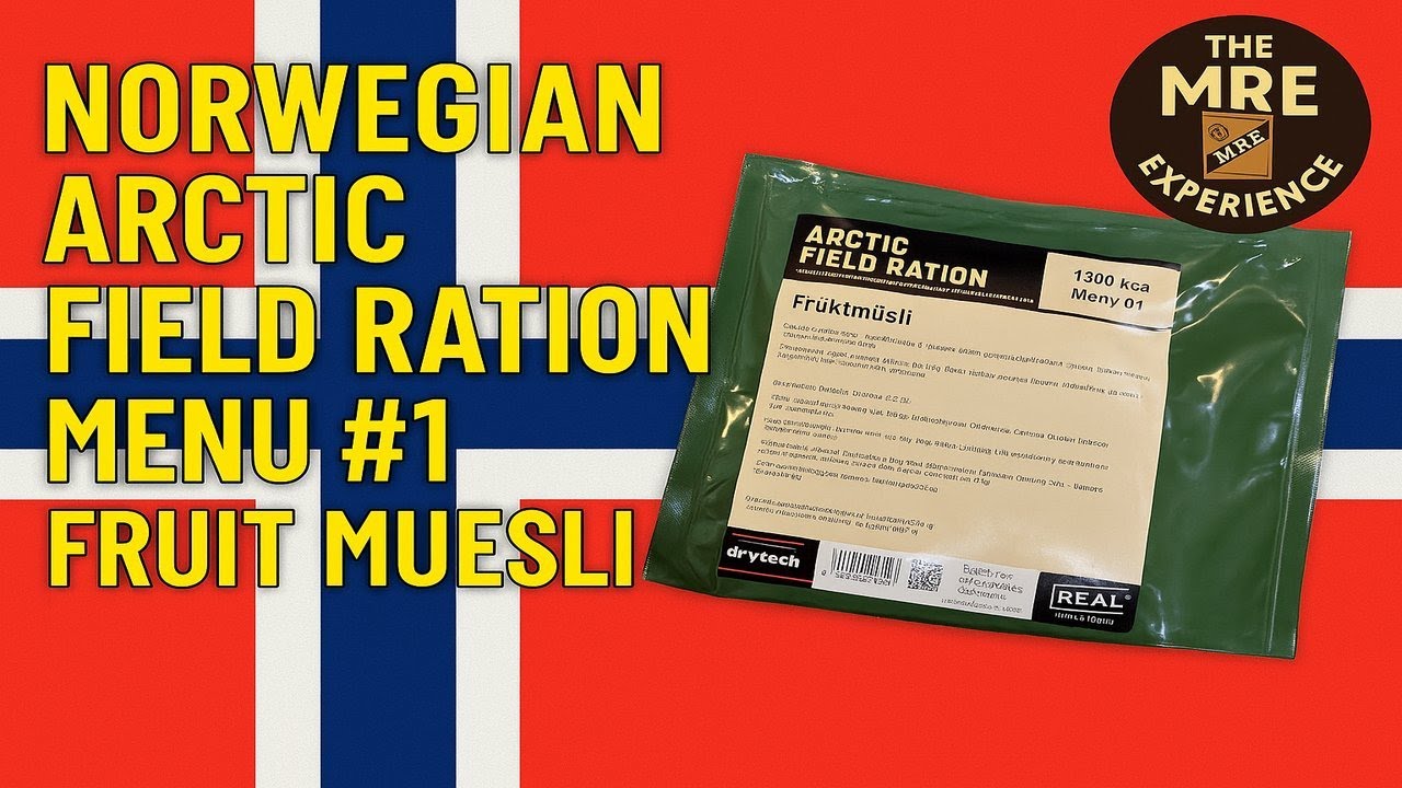 Norwegian Arctic Field Ration – Menu #1 Fruit Muesli Military MRE ...