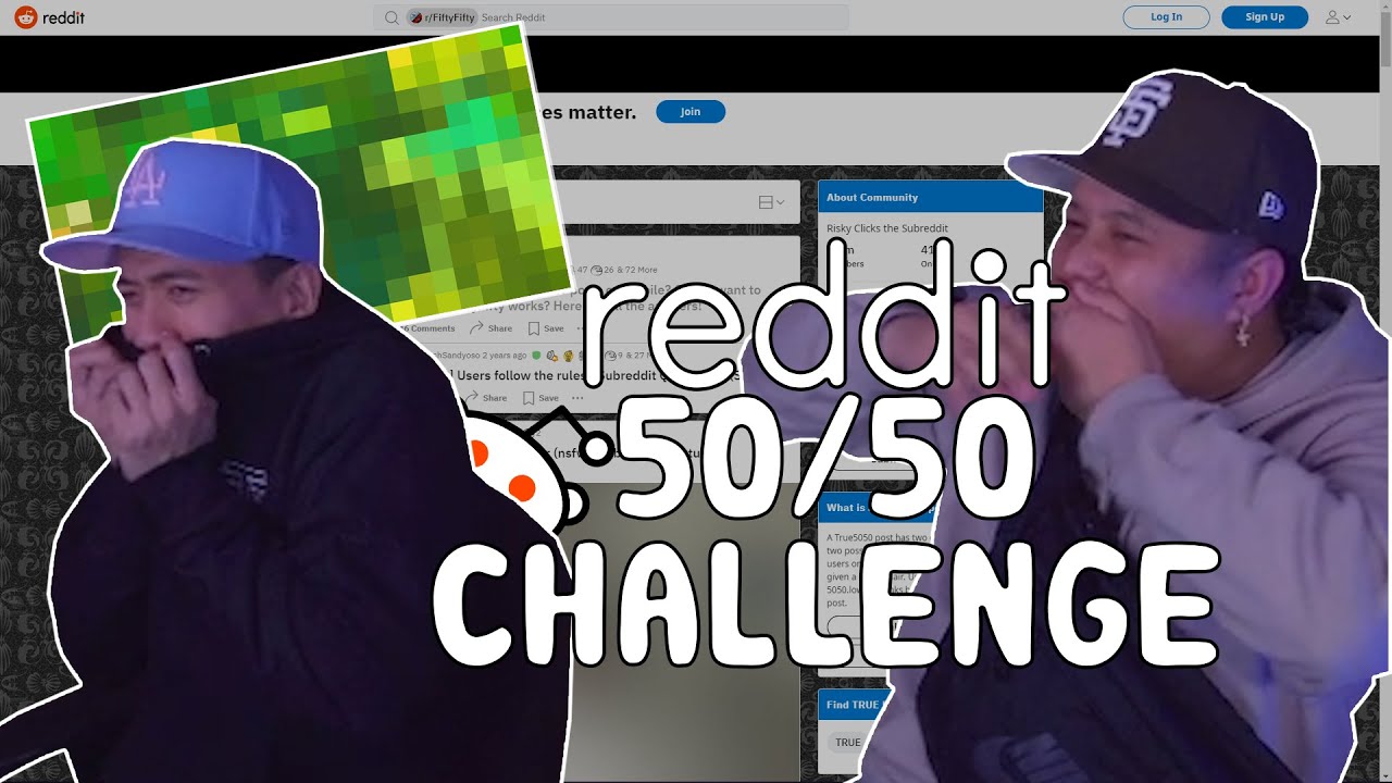 Reddit 50/50 Challenge *HAD TO CENSOR THE IMAGES* - YouTube