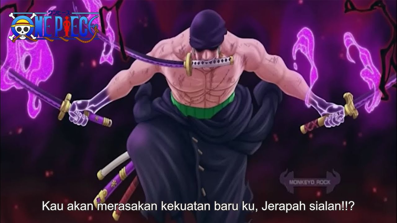 UPDATE SPOILER ONE PIECE CHAPTER 1071 - ZORO VS KAKU!! AURA KEKUATAN ...
