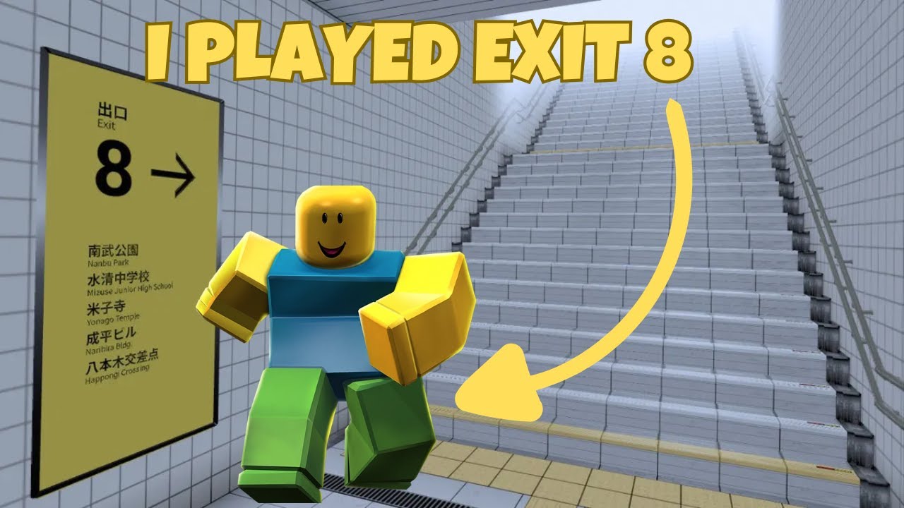 I Played Exit 8 IN ROBLOX! - YouTube