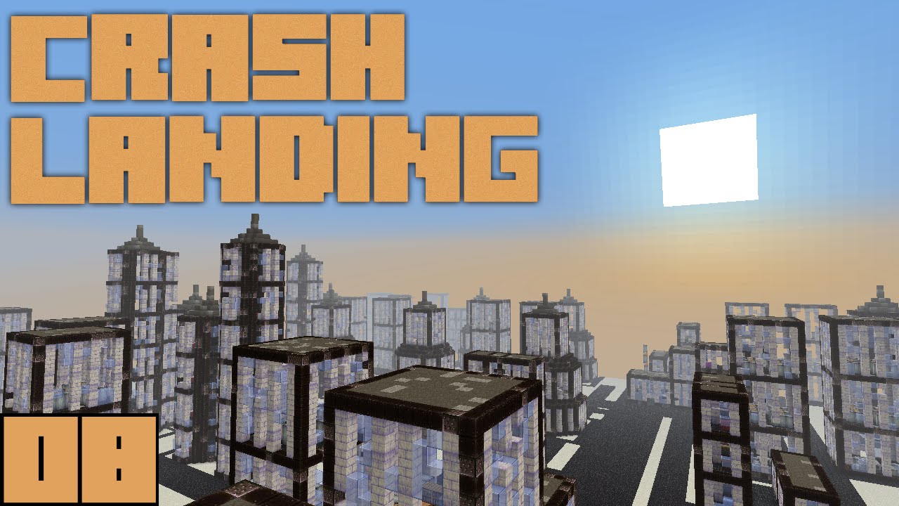 Minecraft Crash Landing - The City [E08] - YouTube