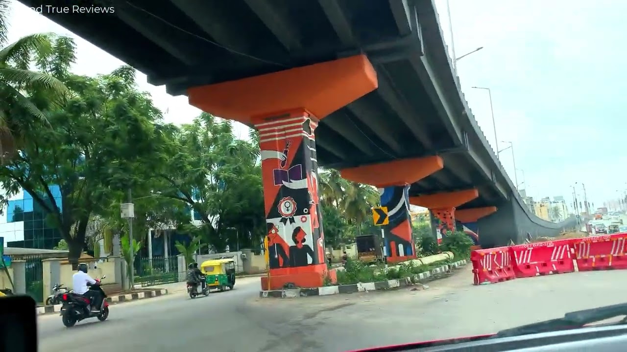 Manyata Tech Park newly built flyover - YouTube