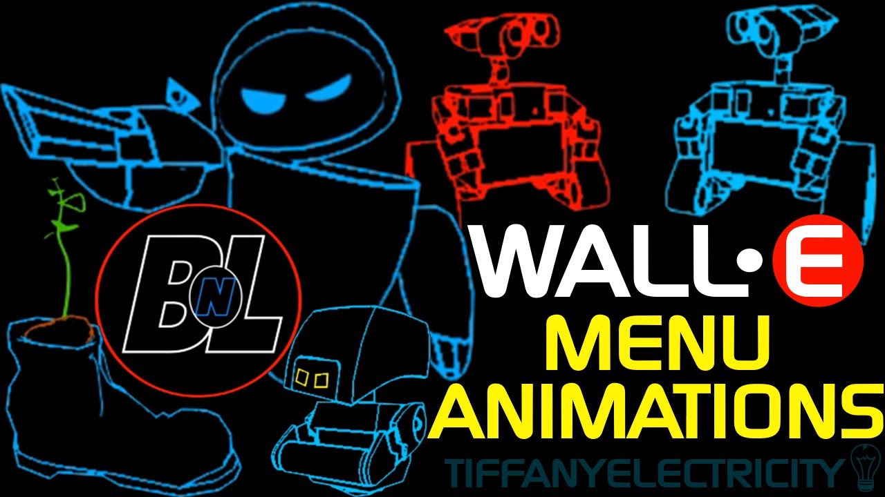 WALL-E The Video Game Menu Animations - YouTube
