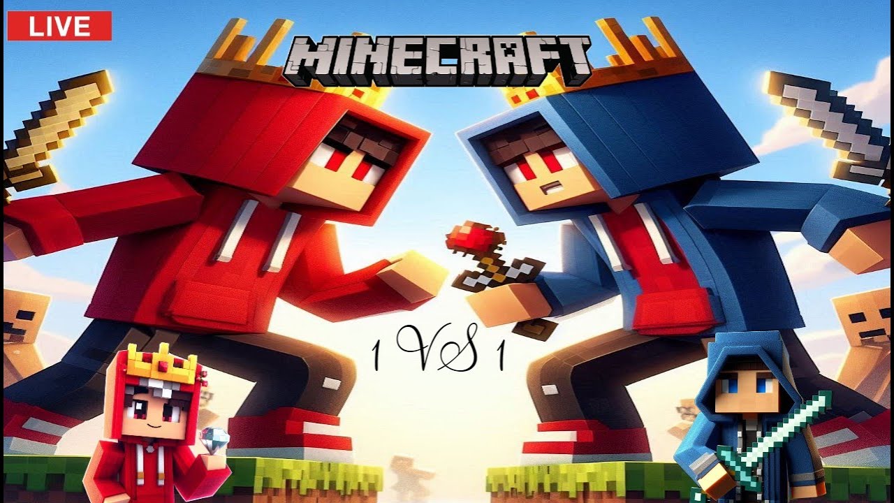 ME VS AYUSH in minecraft #live | AZ gaming - YouTube