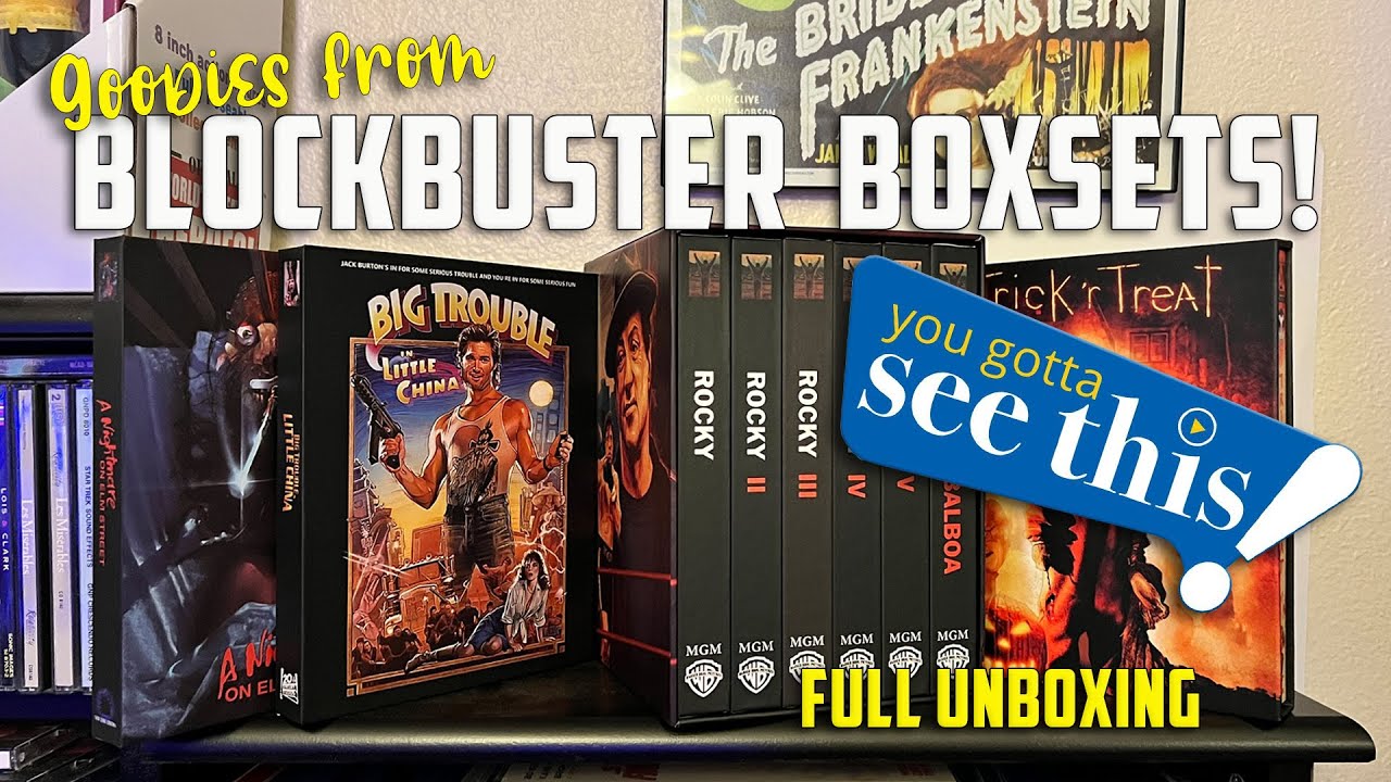 BLOCKBUSTER BOXSETS - Unboxing Some Real Masterpieces!! - YouTube
