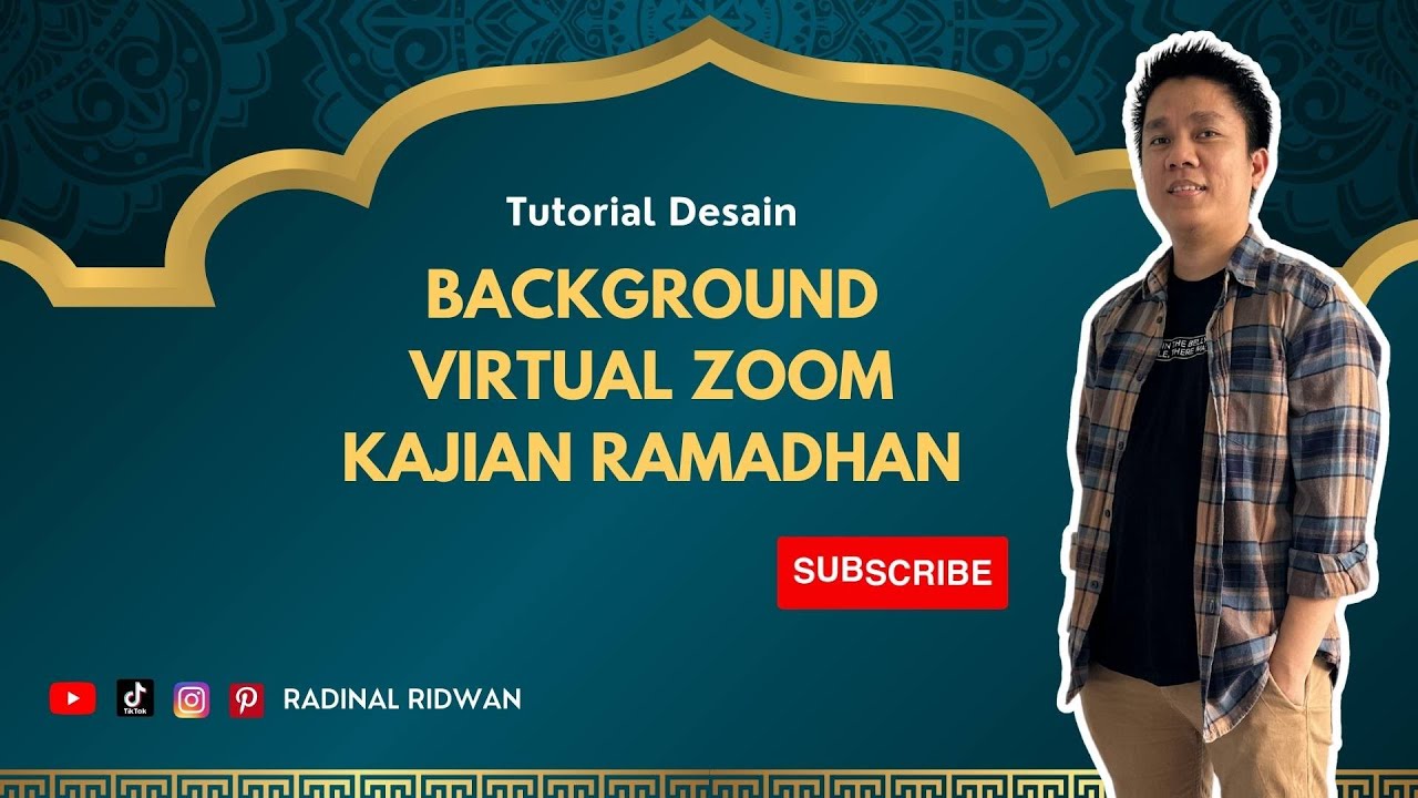 Tutorial Desain Background Virtual Zoom Kajian Ramadan di Canva 🕌🌙 ...