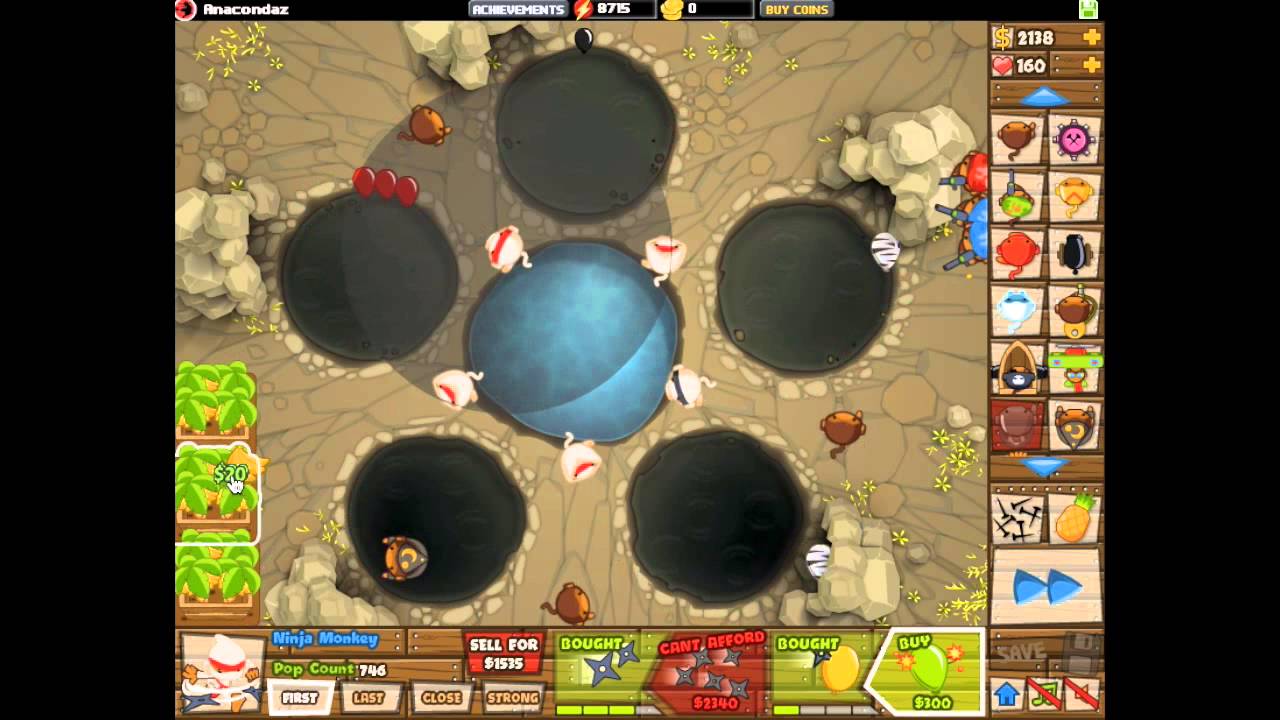 Bloons TD 5: Tar Pits NAPS! (Simple Strategy/Walkthrough) - YouTube